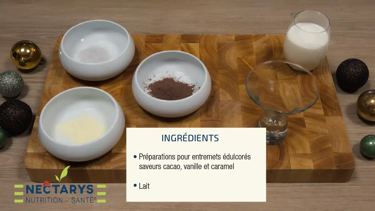 Recette festive -Verrine gourmande aux 3 saveurs - Nectarys